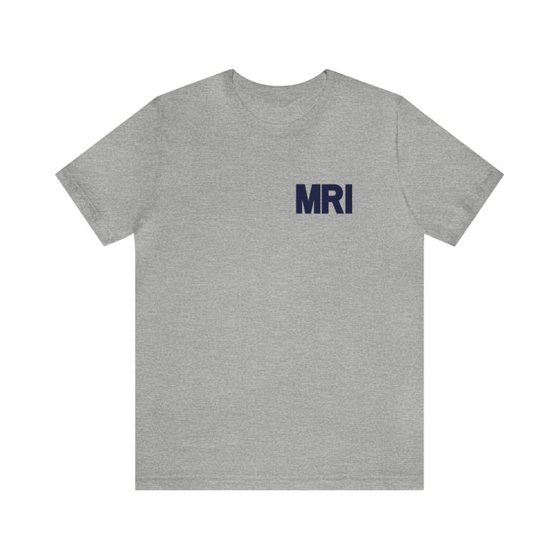 Navy Blue MRI T-shirt, Magnetic Resonance Imaging Tshirt, MRI Tech Tee ...