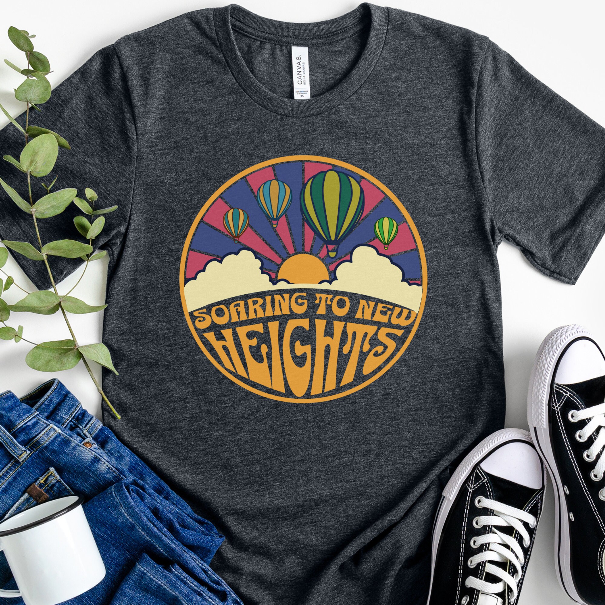 Soaring to New Heights Hot Air Balloon T-shirt, Albuquerque New Mexico ...