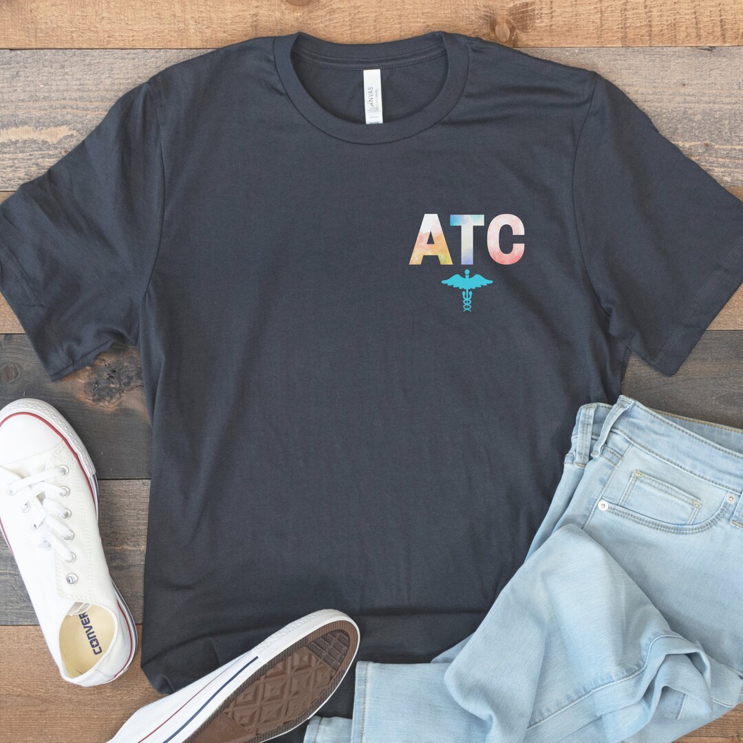 ATC T-shirt Athletic Trainer Tee Certified Athletic Trainer - Etsy
