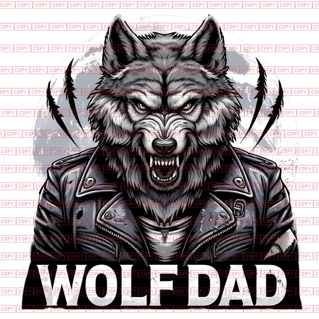 Wolf Dad Png - Etsy