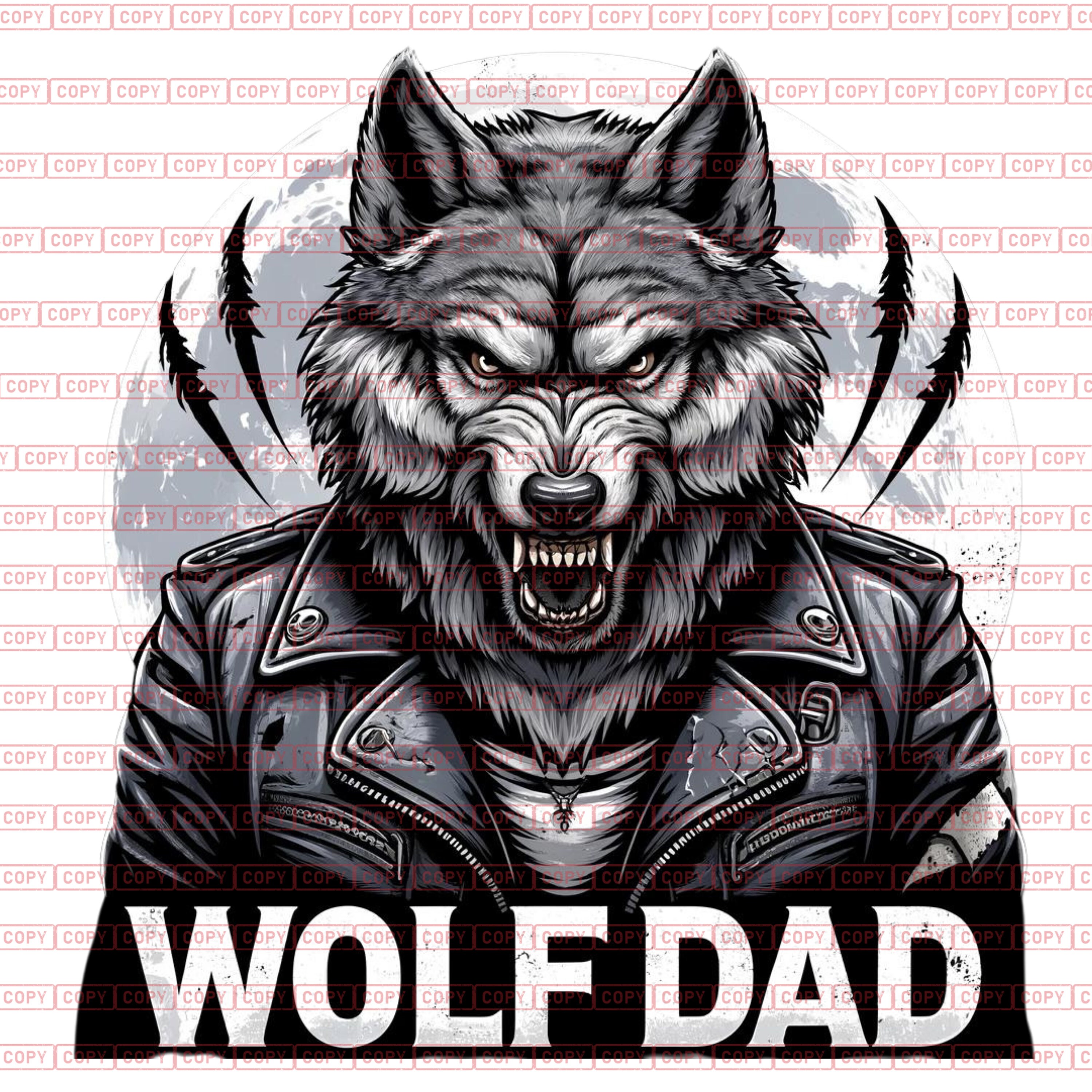 Wolf Dad Png - Etsy