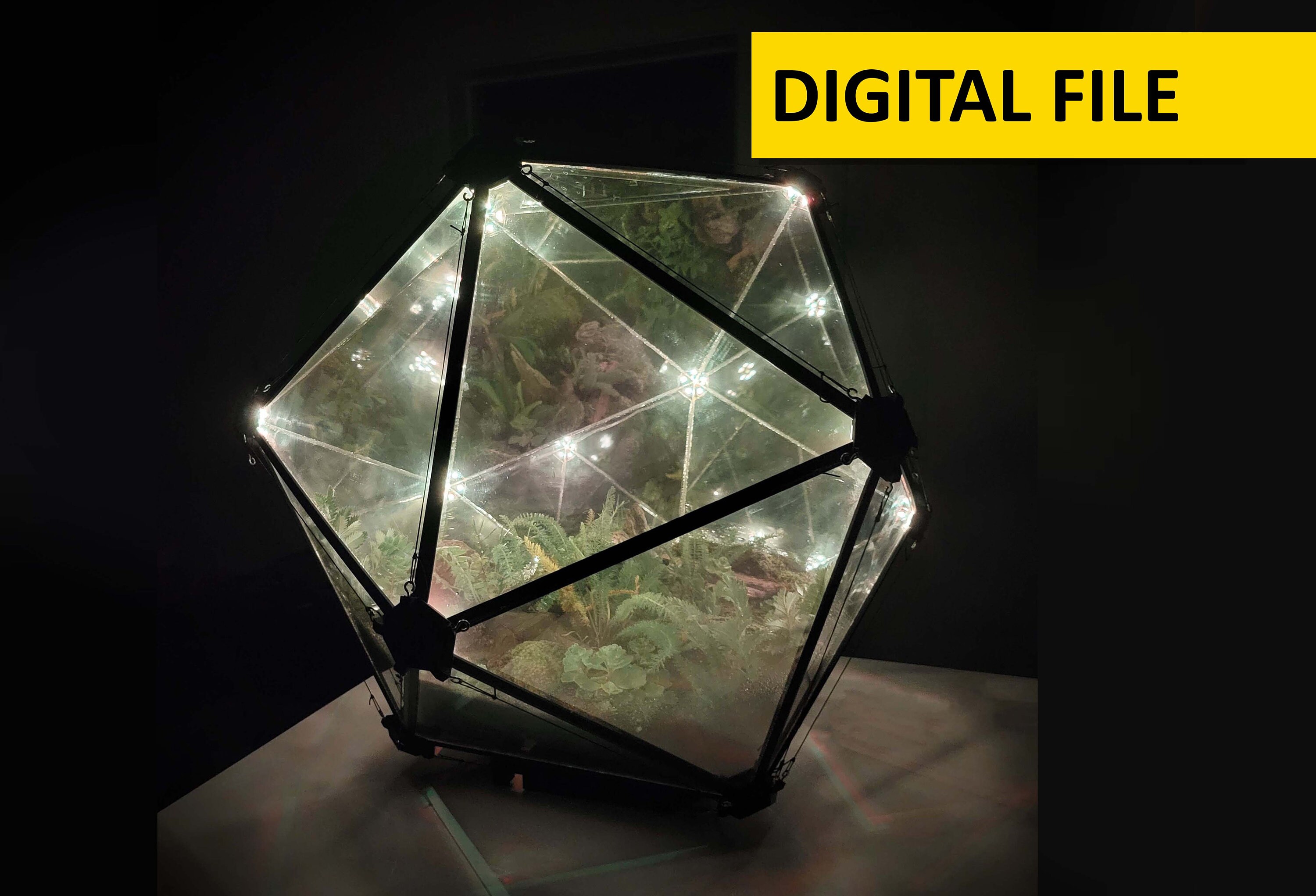 Infinite Terrarium - DIGITAL FILE - 3D Print and Laser Cut Files - Etsy