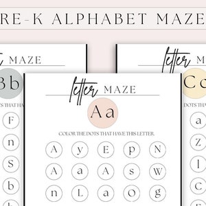 Preschool Alphabet Activity Printable | Pre-k Learning Worksheets ...