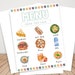 Kids Printable Play Menus, Breakfast Menu, Lunch Menu, Dinner Menu ...
