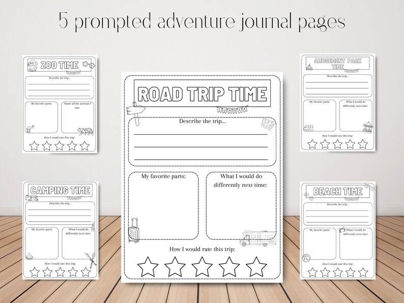 Summer Adventure Book for Kids, Summer Activities for Kids, Printable ...