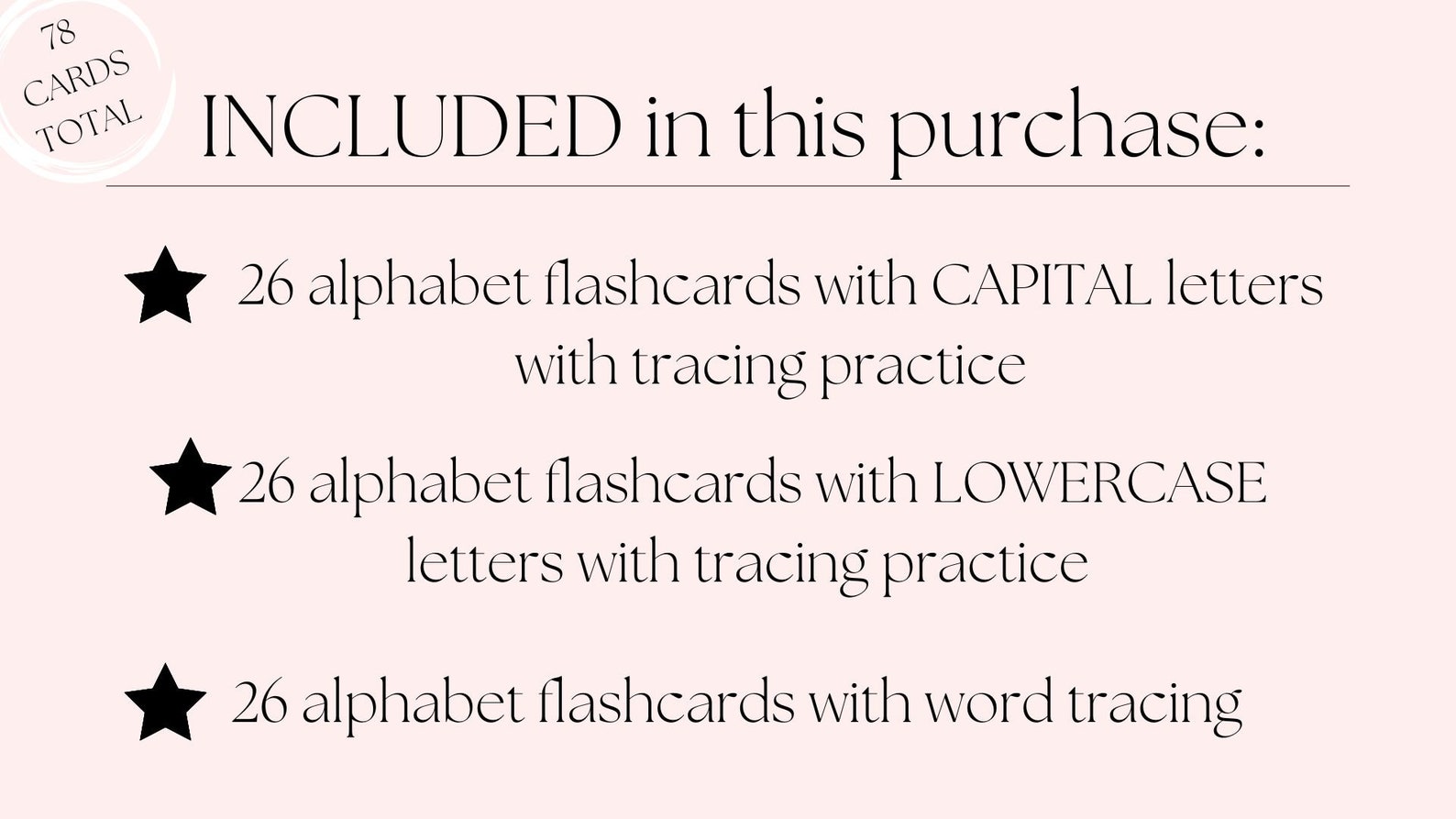 Pre-k and Kindergarten Alphabet Flashcards Printable, Letters and Words ...