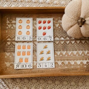 Count and Clip Number Cards, 1-10, Homeschool Resources, Number ...