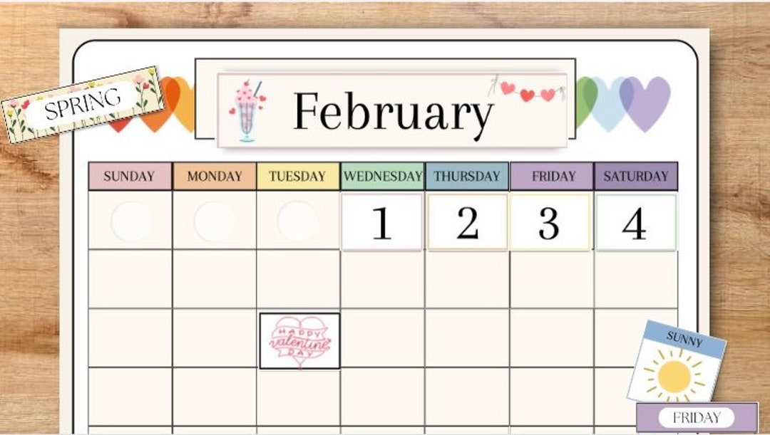 Printable Visual Calendar Board for Preschooler, Editable Calendar ...