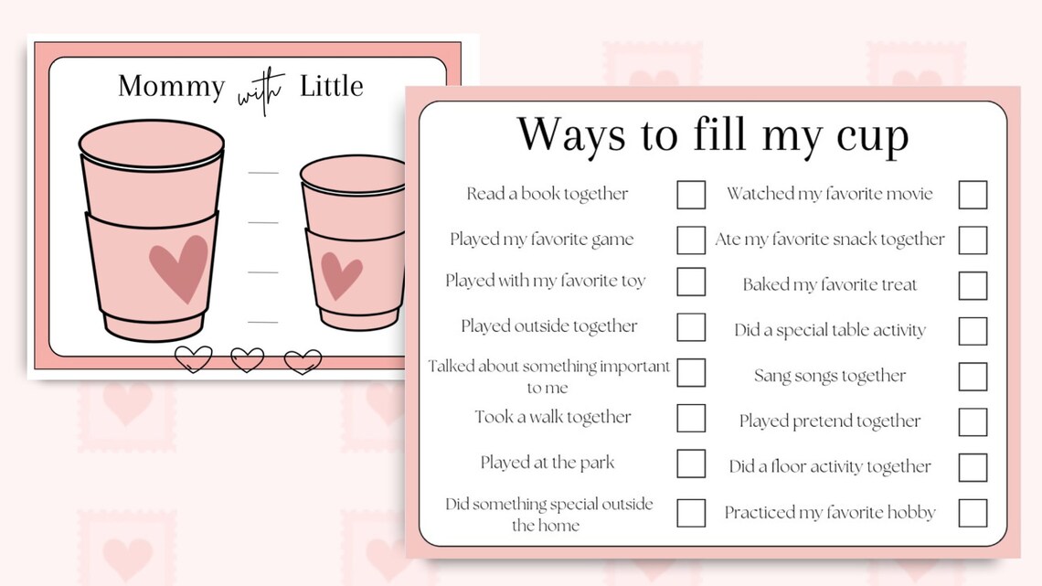 Preschool Kid Activity Printables, Daily Preschool Bonding Worksheets ...