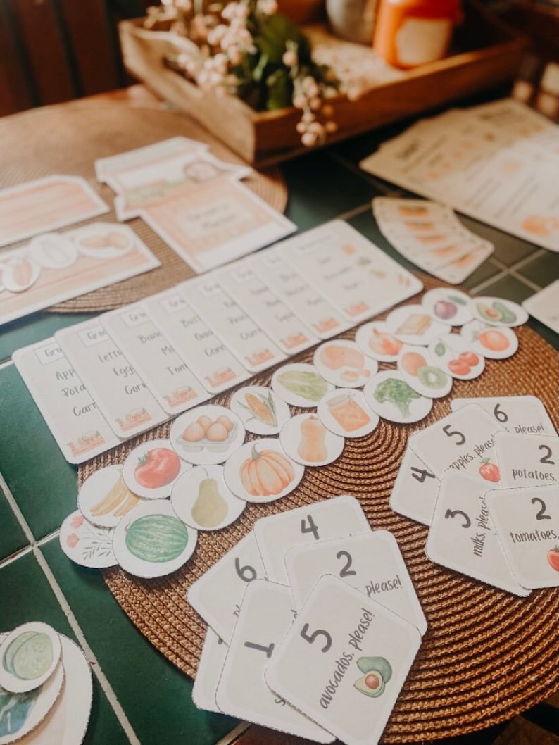 Farmers Market Educational Bundle, Farmers Market Dramatic Play ...