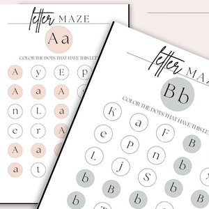 Preschool Alphabet Activity Printable | Pre-k Learning Worksheets ...