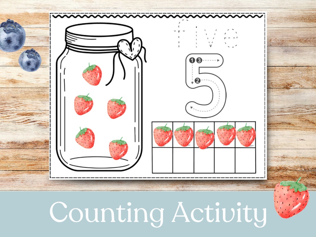 Contar con números del 0 al 10 Rastreo de números para niños - Etsy España