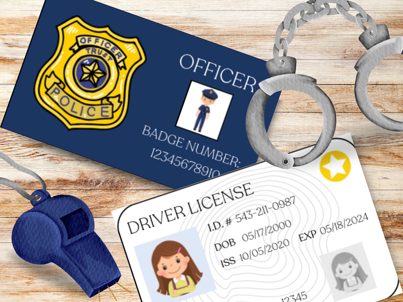 Police Dramatic Play for Kids, Pretend Police Department, Kid's Pretend ...