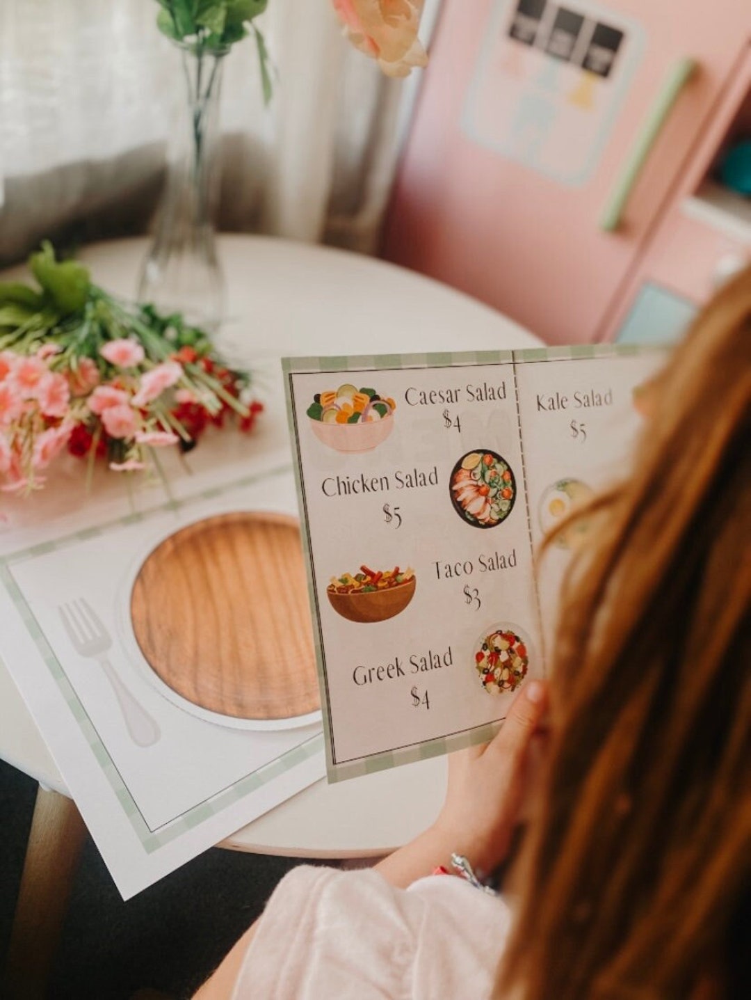 Salad Dramatic Play for Kids, Restaurant Pretend Play, Build a Salad ...