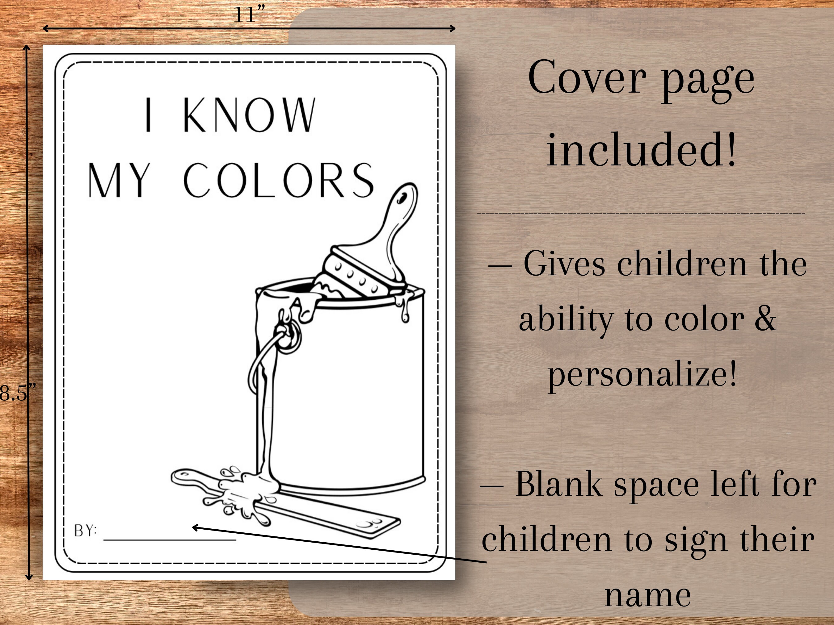 Color Learning Worksheets for Preschoolers, Printable Color Recognizing ...