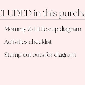 Mother Bonding Activities With Kids Printable | Fill up Your Cup | Kids ...