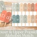 Alphabet Popsicle Stick Learning Activity, Uppercase and Lowercase ...