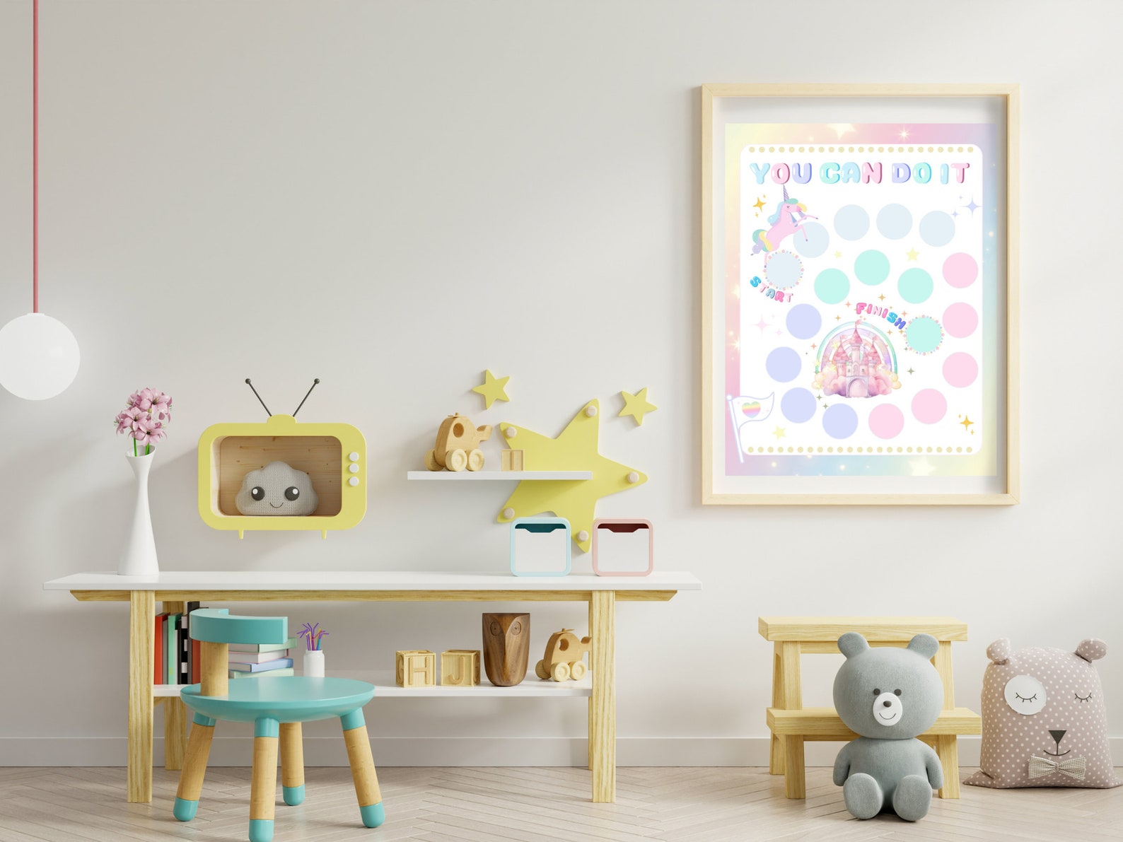 Printable Unicorn Rewards Chart for Kids, Reward System Printable ...