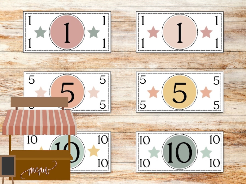 Pretend Play Restaurant Menus, Kitchen Play Menus for Kids, Printable ...