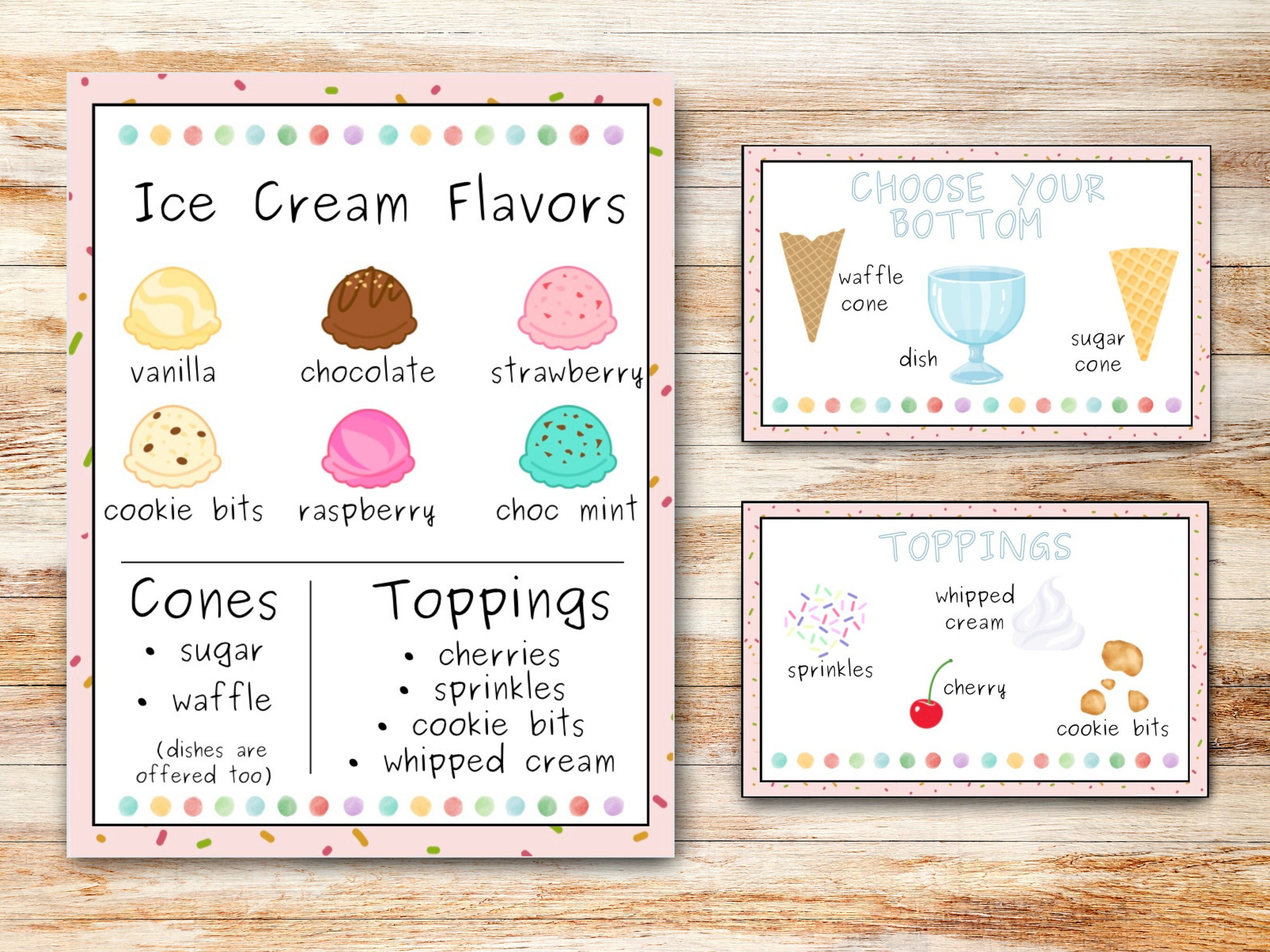 Ice Cream Parlor Pretend Play, Home Dramatic Play for Kids, Preschool ...