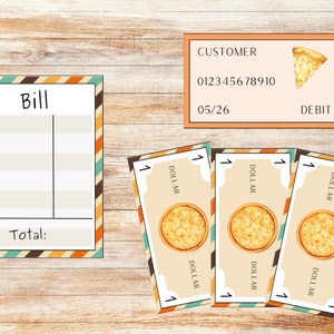 Pizza Shop Pretend Play, Dramatic Play for Kids, Pretend Play Menus ...