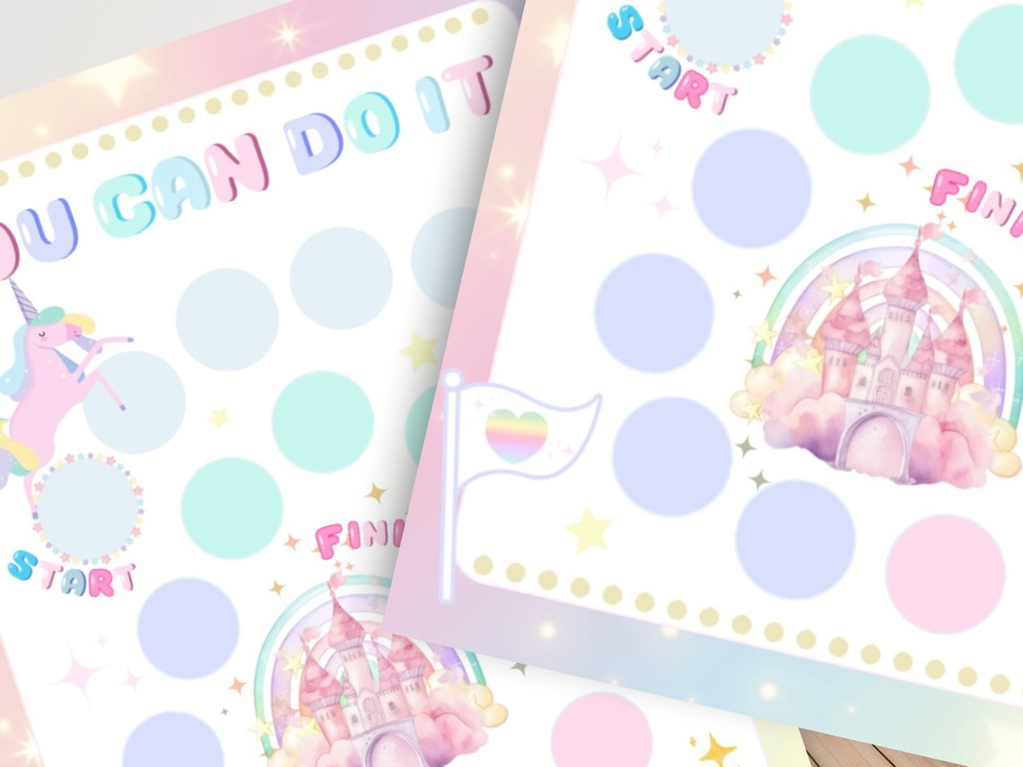 Printable Unicorn Rewards Chart for Kids, Reward System Printable ...