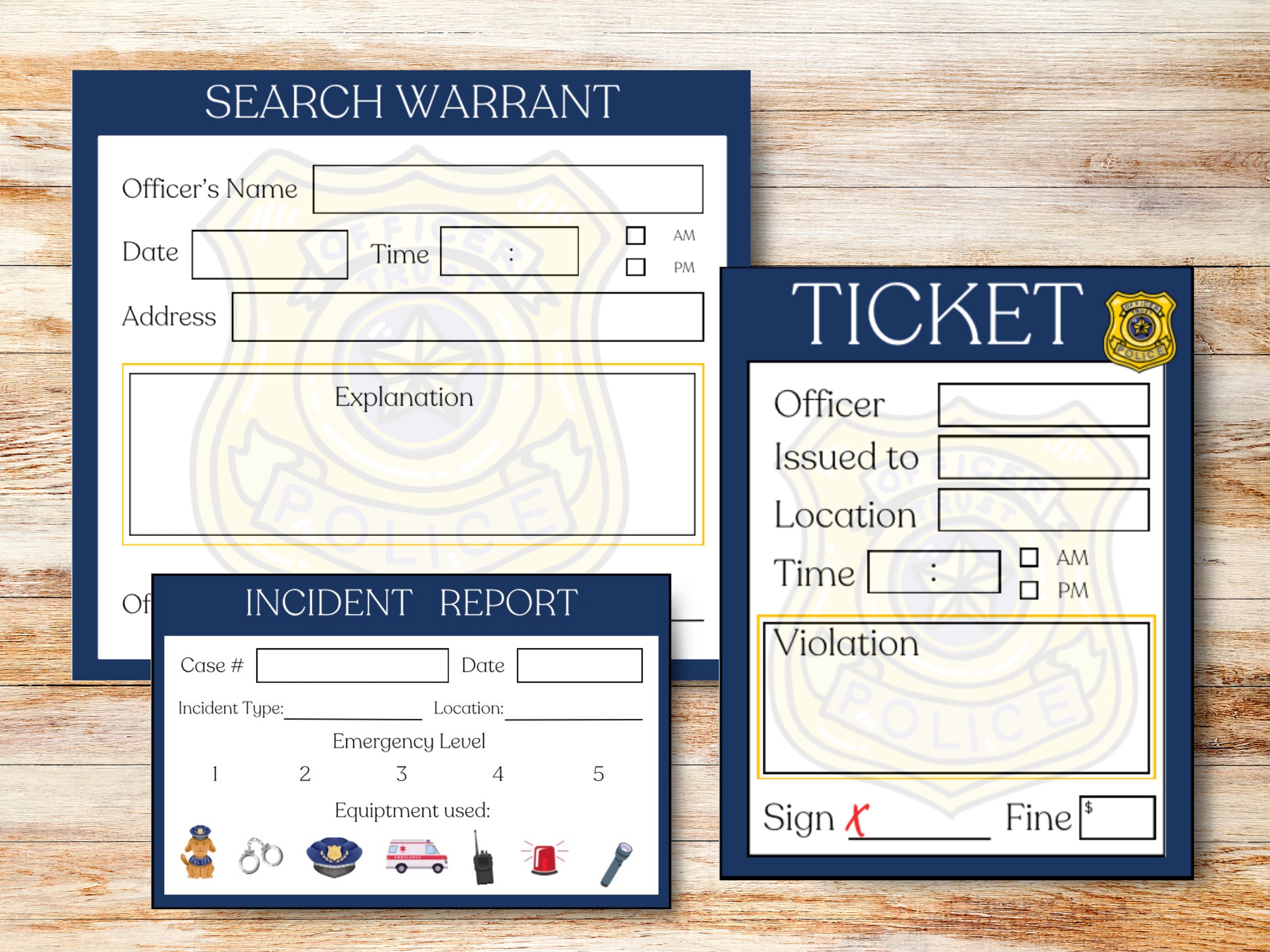 Police Dramatic Play for Kids, Pretend Police Department, Kid's Pretend ...