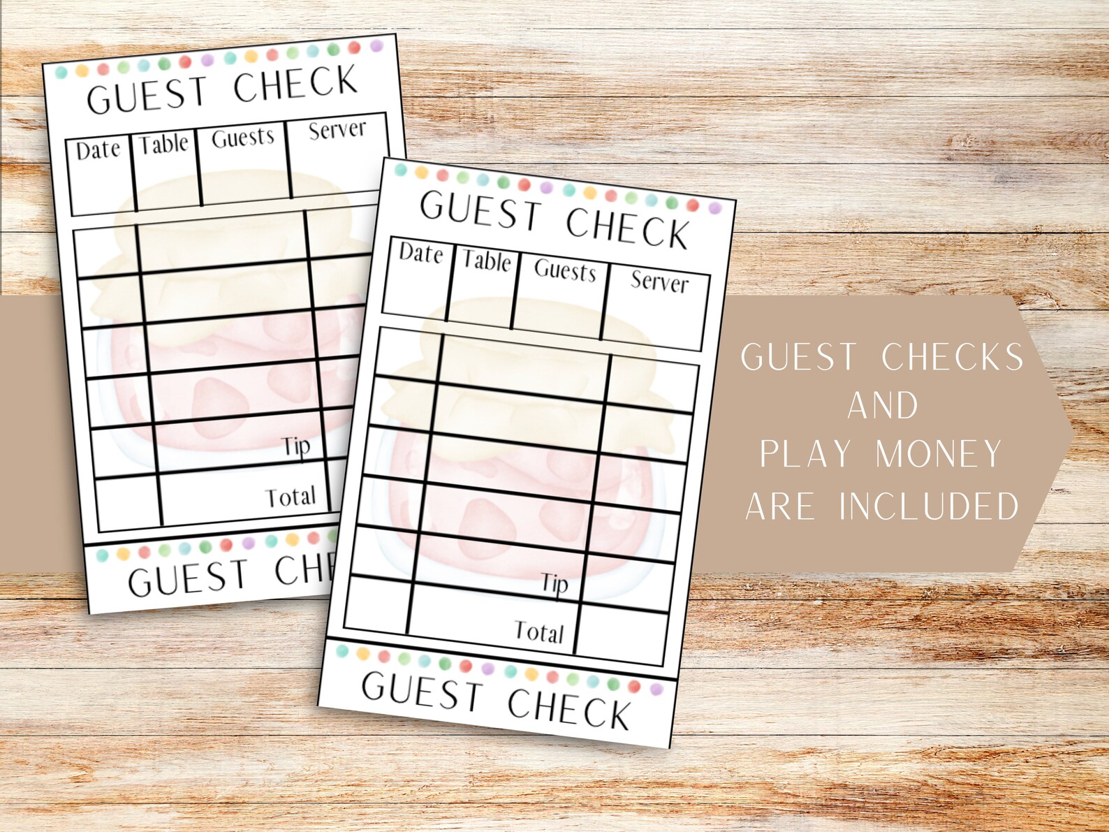 Kid's Pretend Restaurant Menus, Printable Menus for Pretend Play ...