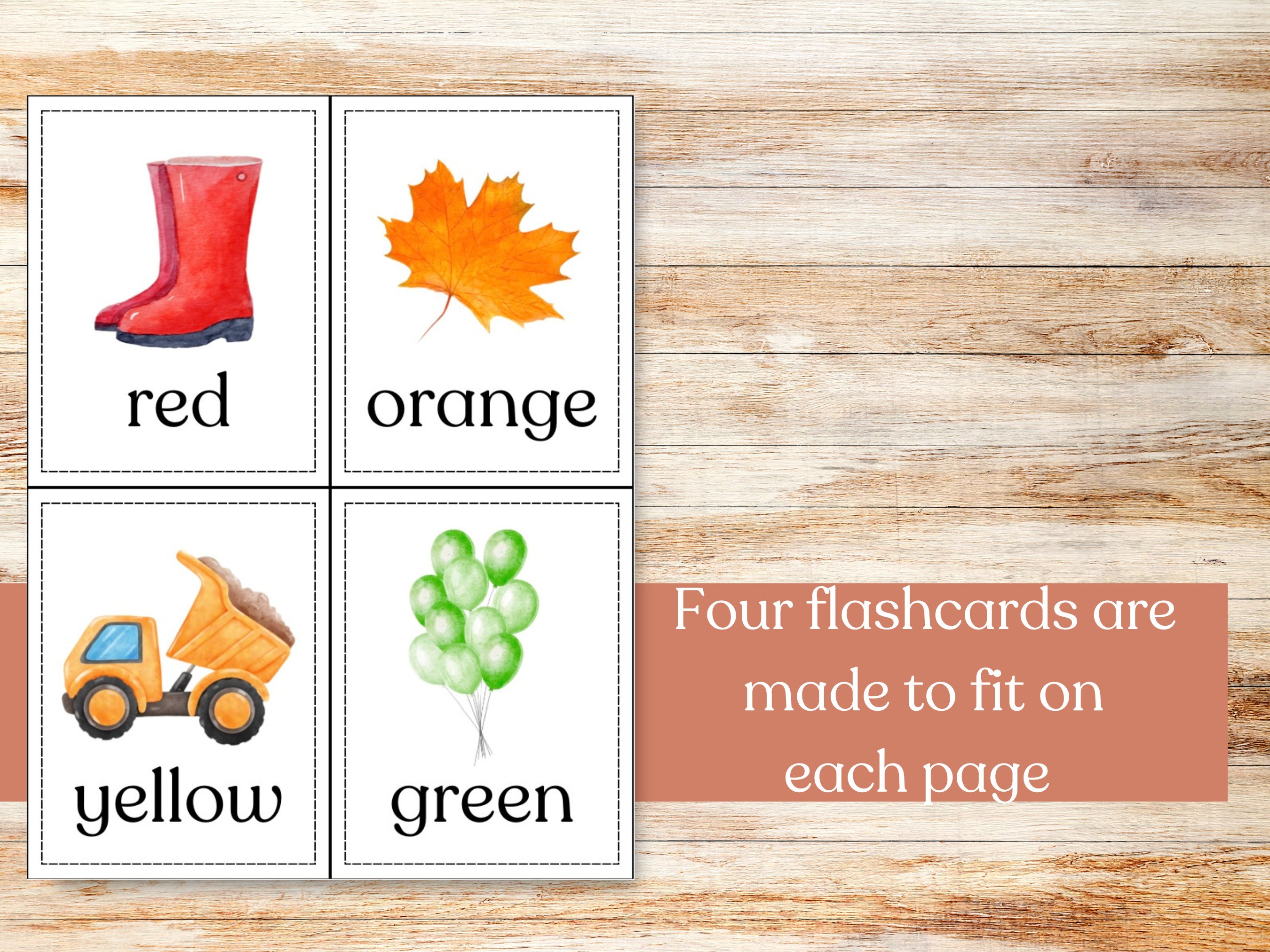 Color Flashcards, Learn My Colors, Homeschool Resources, Educational ...