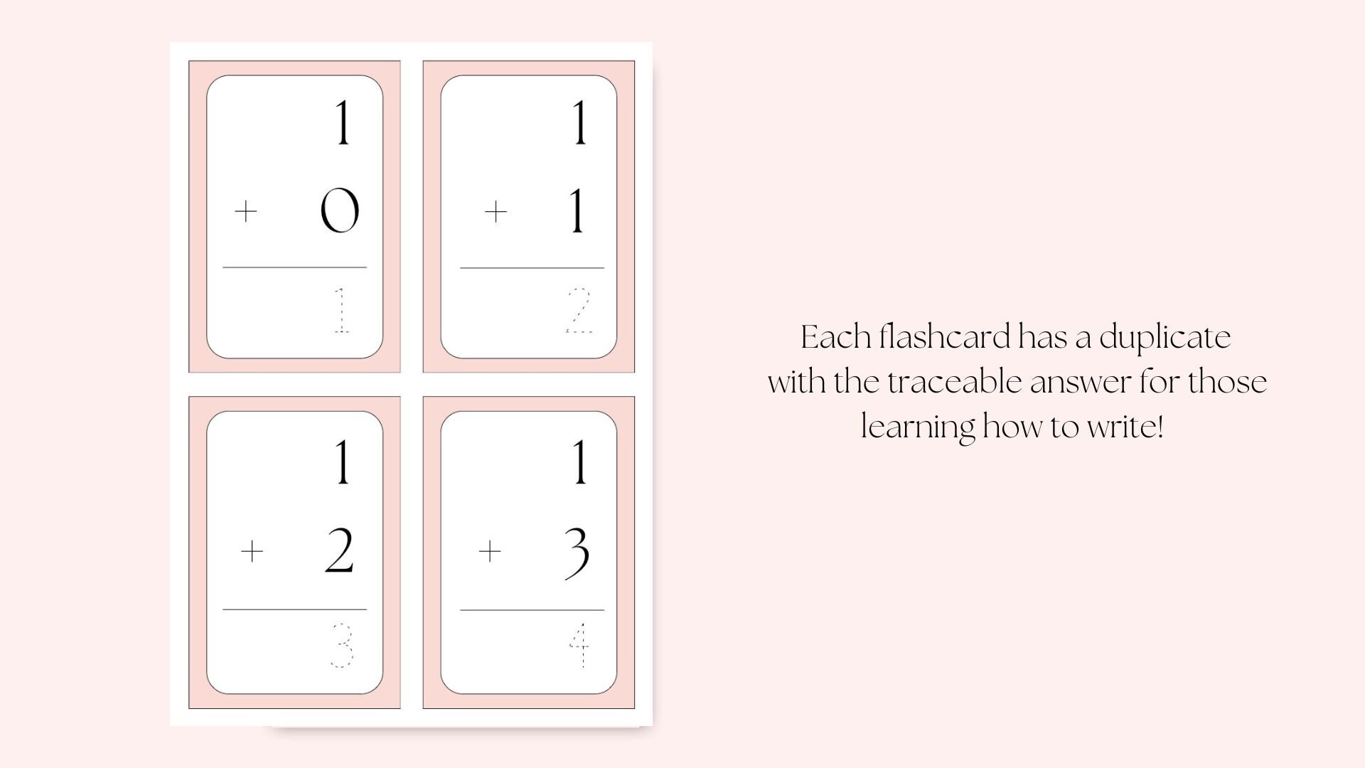 Printable Addition Flashcards for Kids, Math for Kids, Printable Math ...