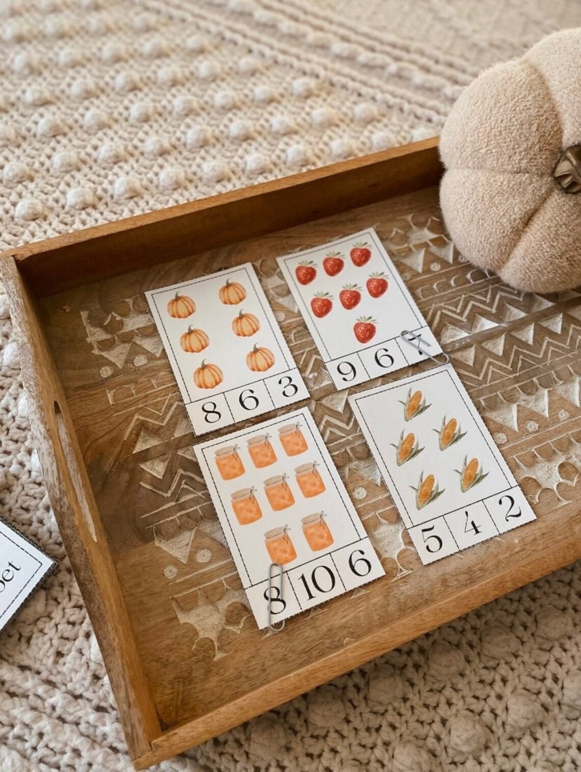 Count and Clip Number Cards, 1-10, Homeschool Resources, Number ...