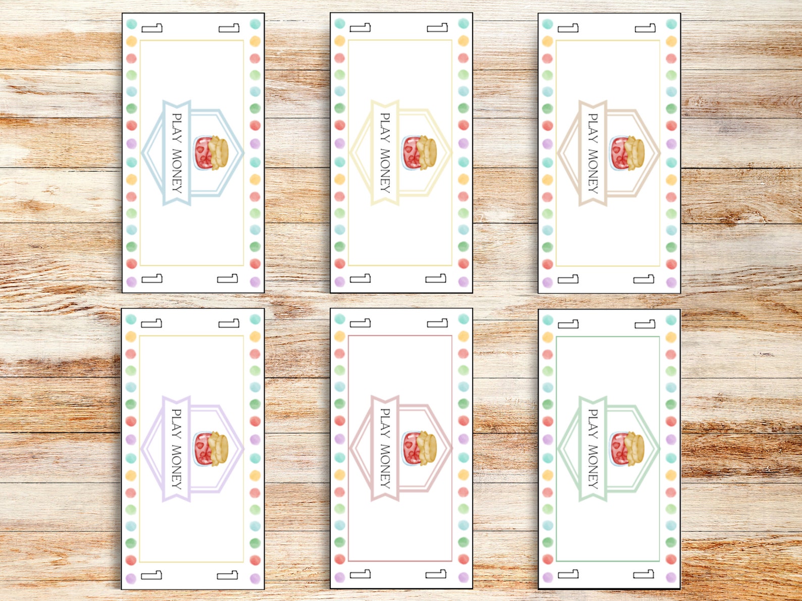 Kid's Pretend Restaurant Menus, Printable Menus for Pretend Play ...