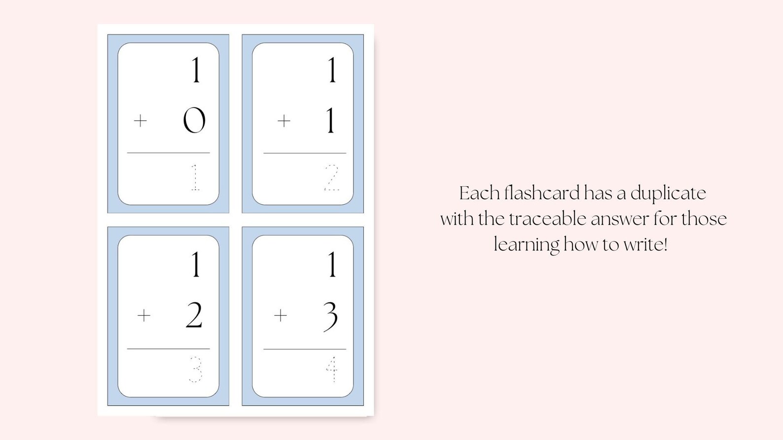 Addition Flashcards Printable | Kindergarten Math | Math Flashcards ...