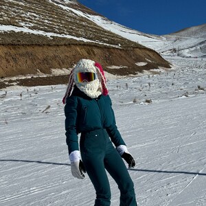 Blue Bunny Balaclava Mask, Ski Helmet Mask, Helmet Cover, Helmet ...