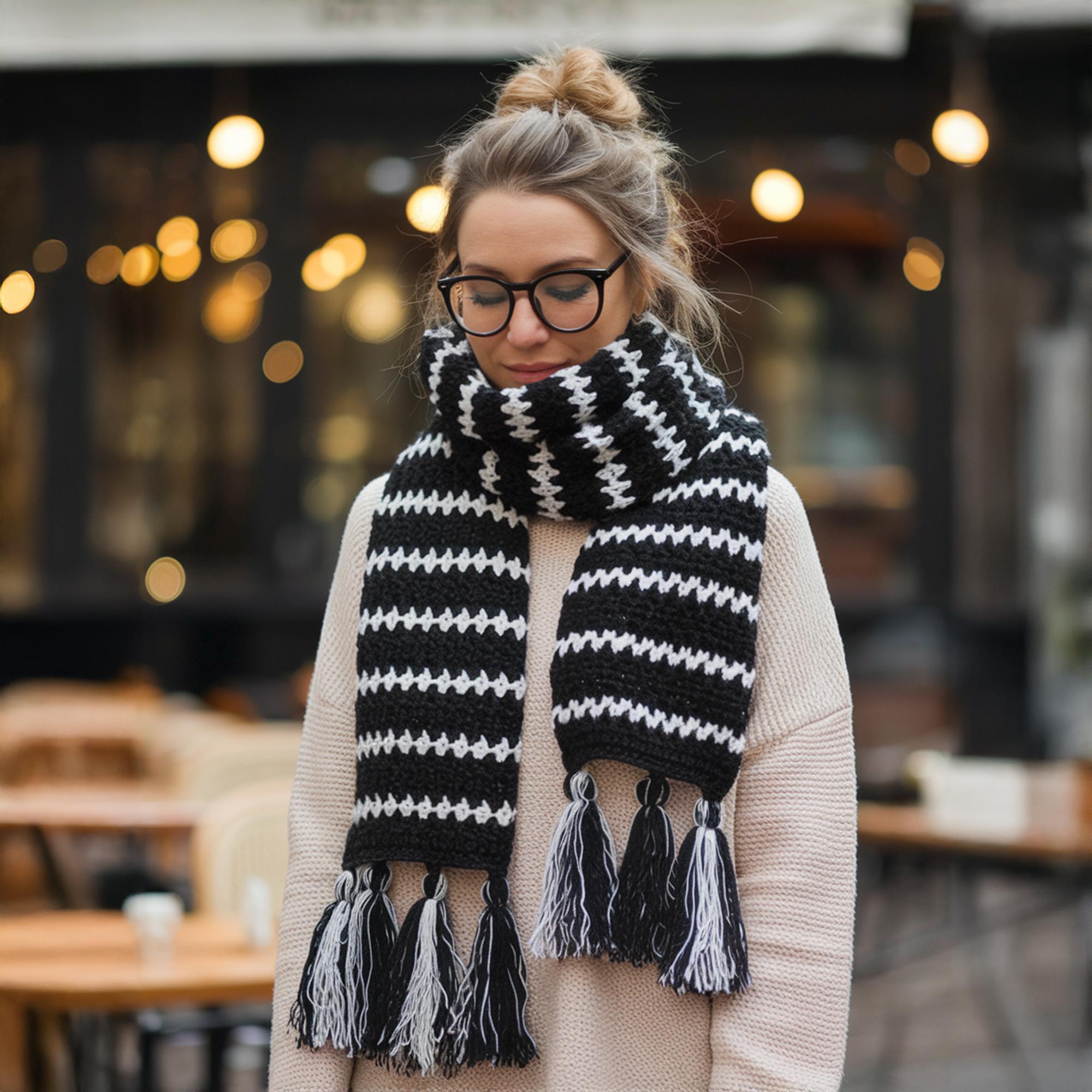 Black Knit Scarf - Etsy Denmark Black Knit Scarf - Etsy Denmark