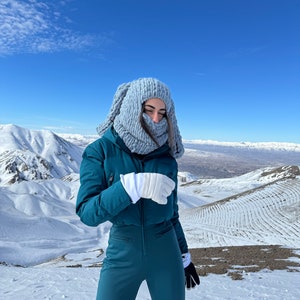 Blue Bunny Balaclava Mask, Ski Helmet Mask, Helmet Cover, Helmet ...