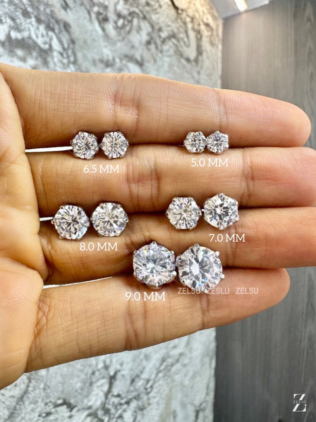 Buy Lab Grown Diamond Floral Basket Stud Earrings for Women, EF/VS Lab ...