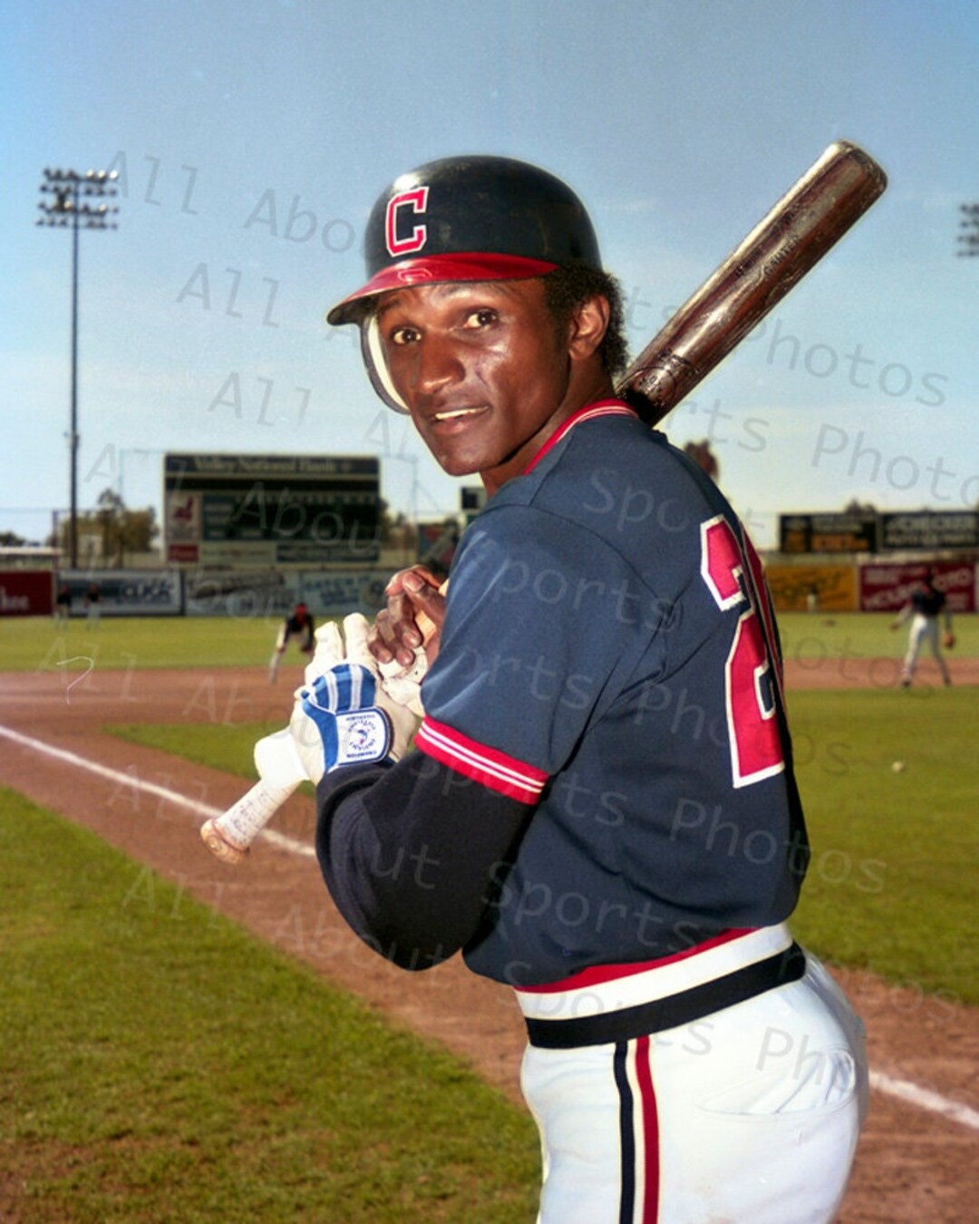 Otis Nixon Portrait - 1984 Indians - Etsy