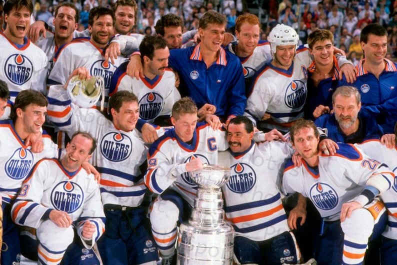 1988 Stanley Cup Winners - the Edmonton Oilers - Etsy
