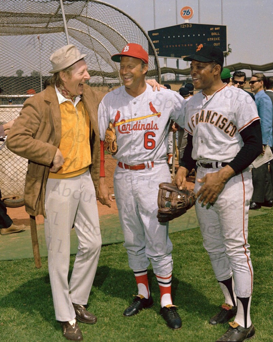 Danny Kaye Shares a Laugh With Stan Musial and Willie Mays at the MLK ...