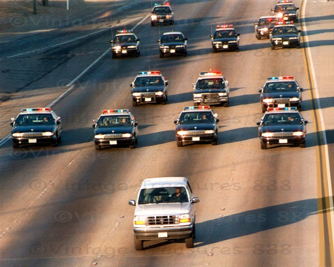 OJ Simpson Bronco Chase - Front View - Etsy