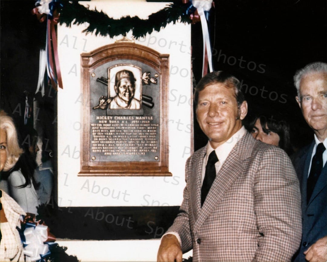 Micky Mantle Hall of Fame Induction - Etsy