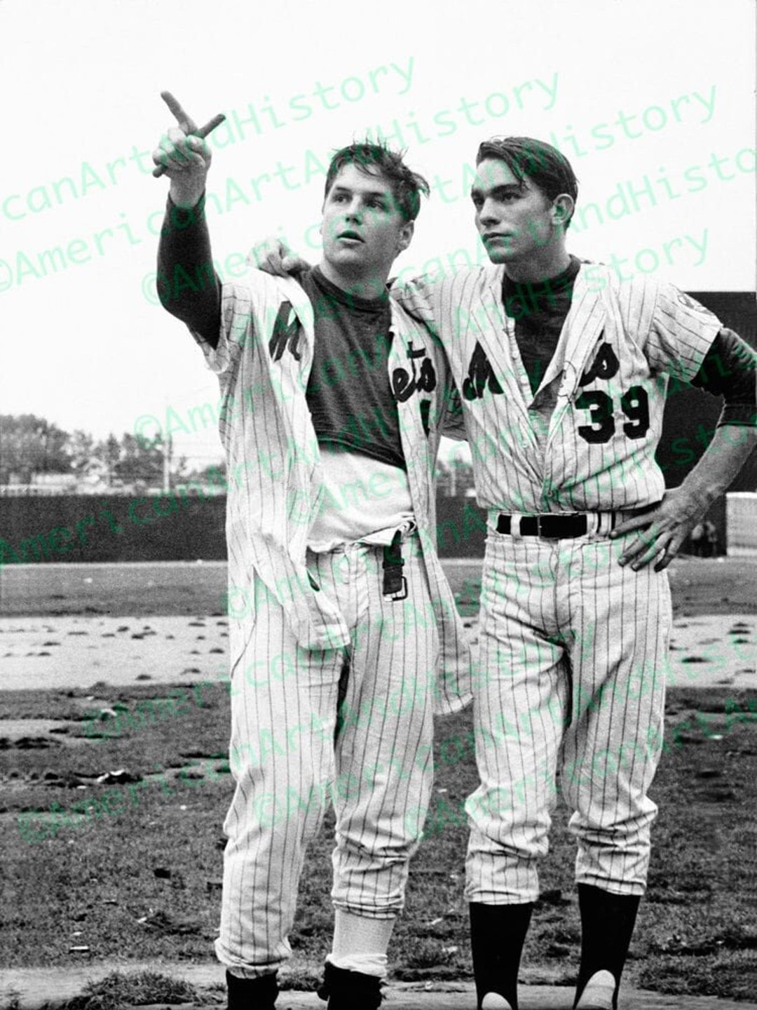 Tom Seaver and Gary Gentry After Their World Series Victory - Etsy