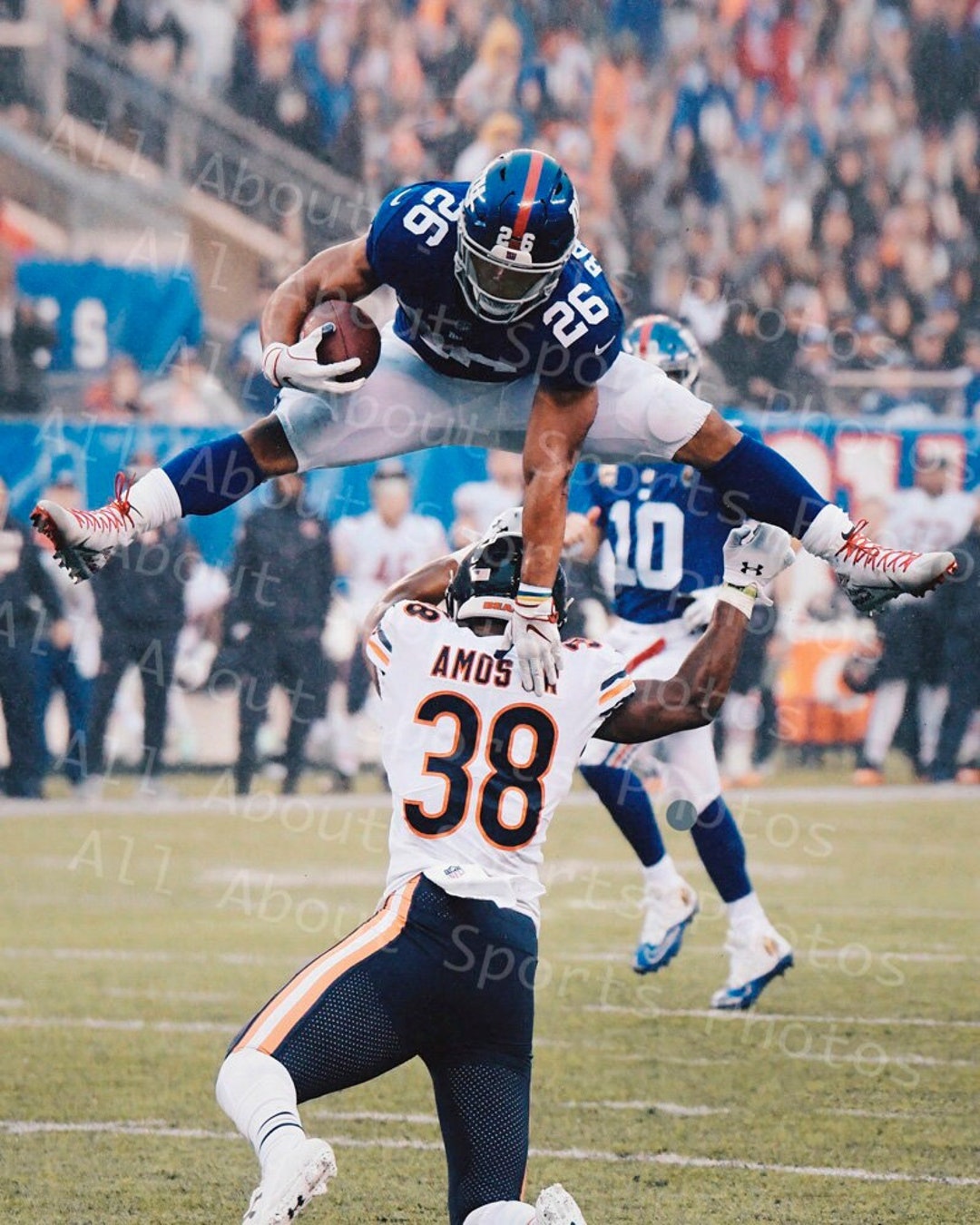 Saquon Barkley Makes a "hurdle Jump" - Etsy