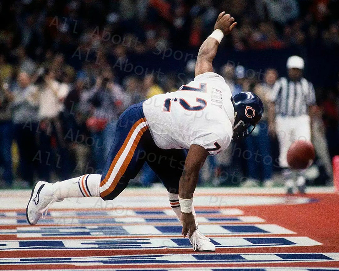 William Perry the Refrigerator Makes Touchdown Super Bowl 20 - Etsy