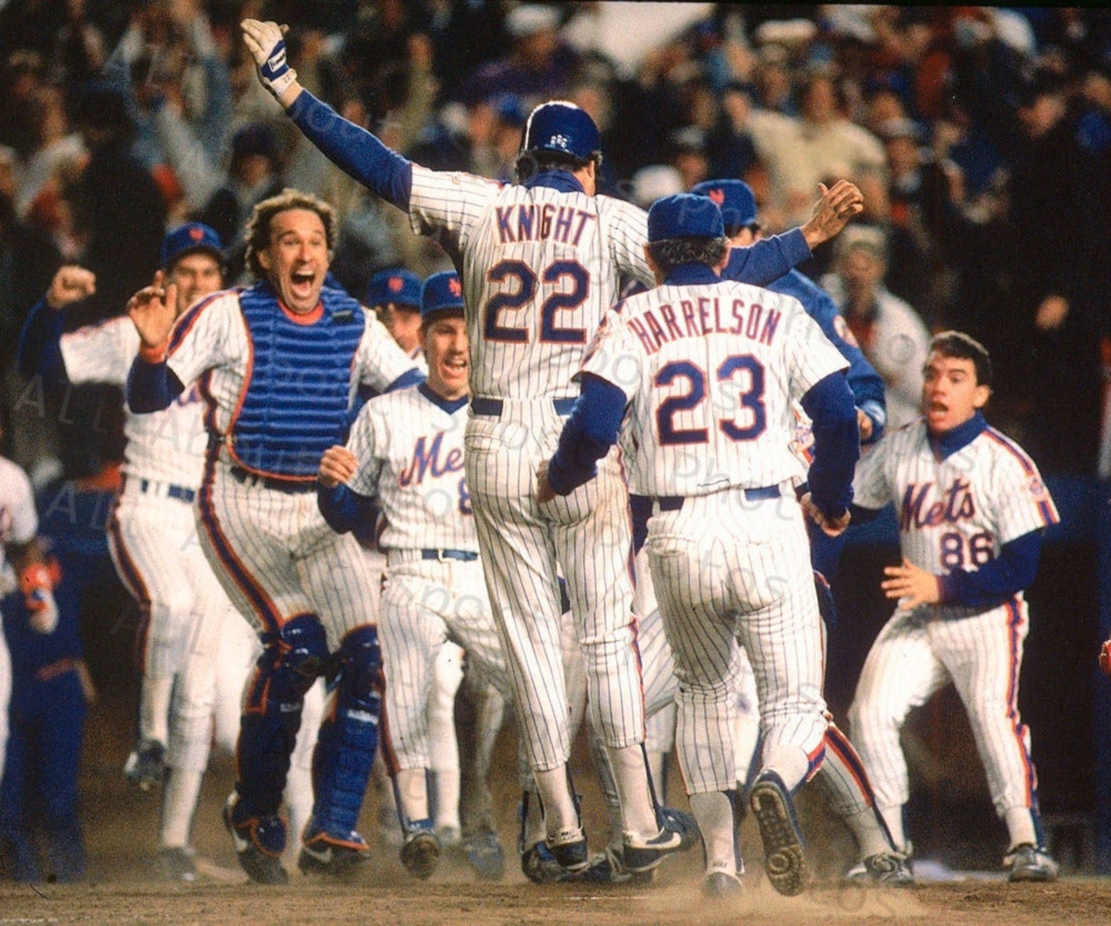 1986 Mets Win Game 6 Vs Boston - Etsy