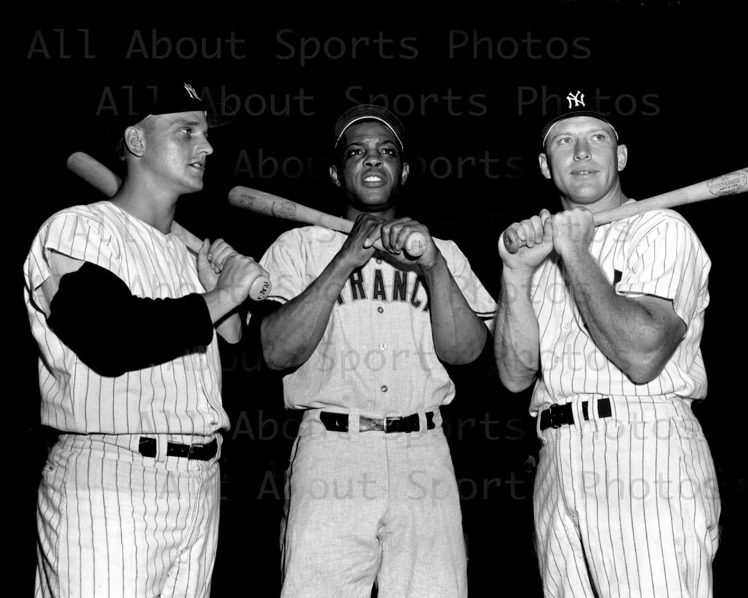 Roger Maris, Willie Mays, and Mickey Mantle - Etsy