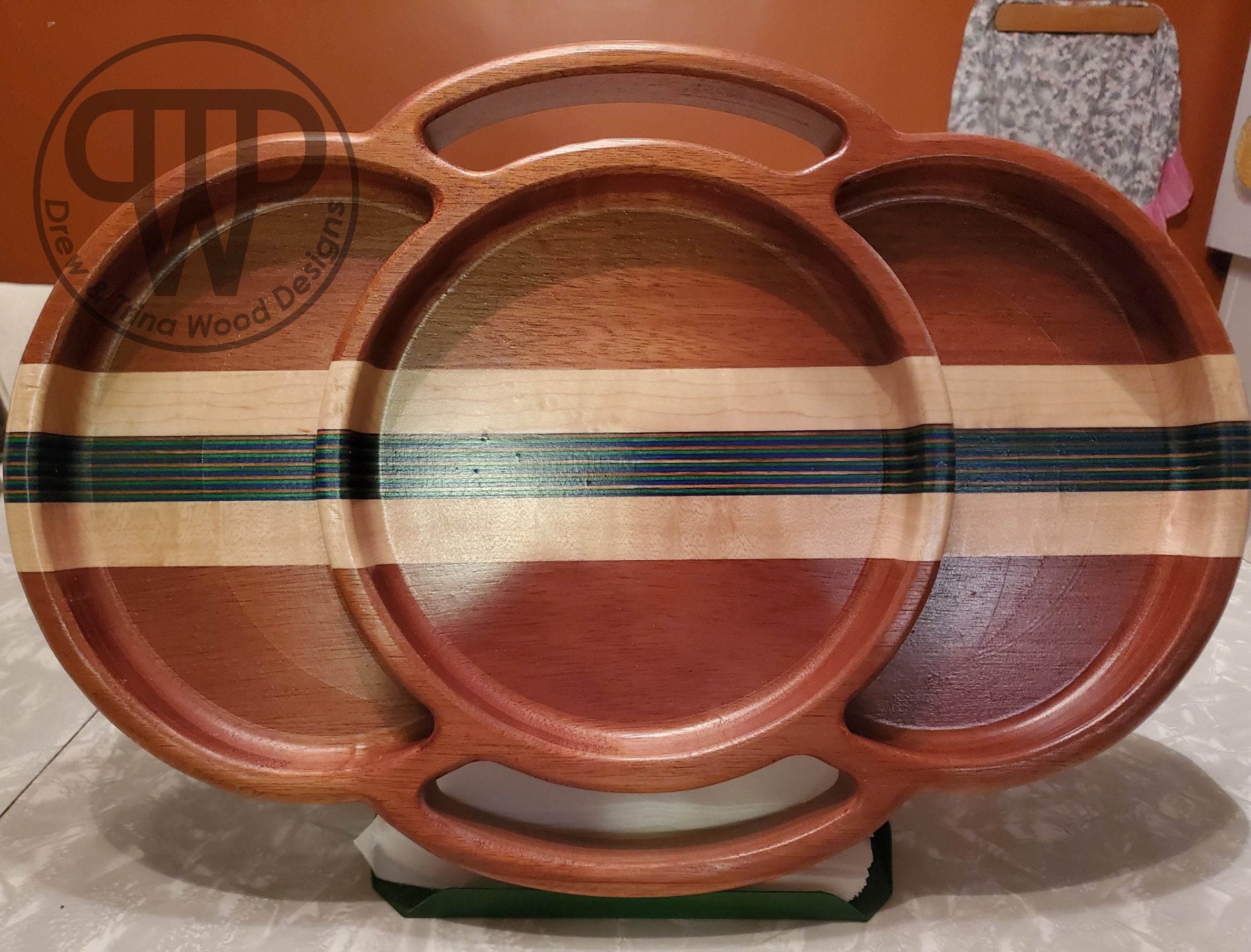 Laminated Charcuterie Tray With Handles - Etsy