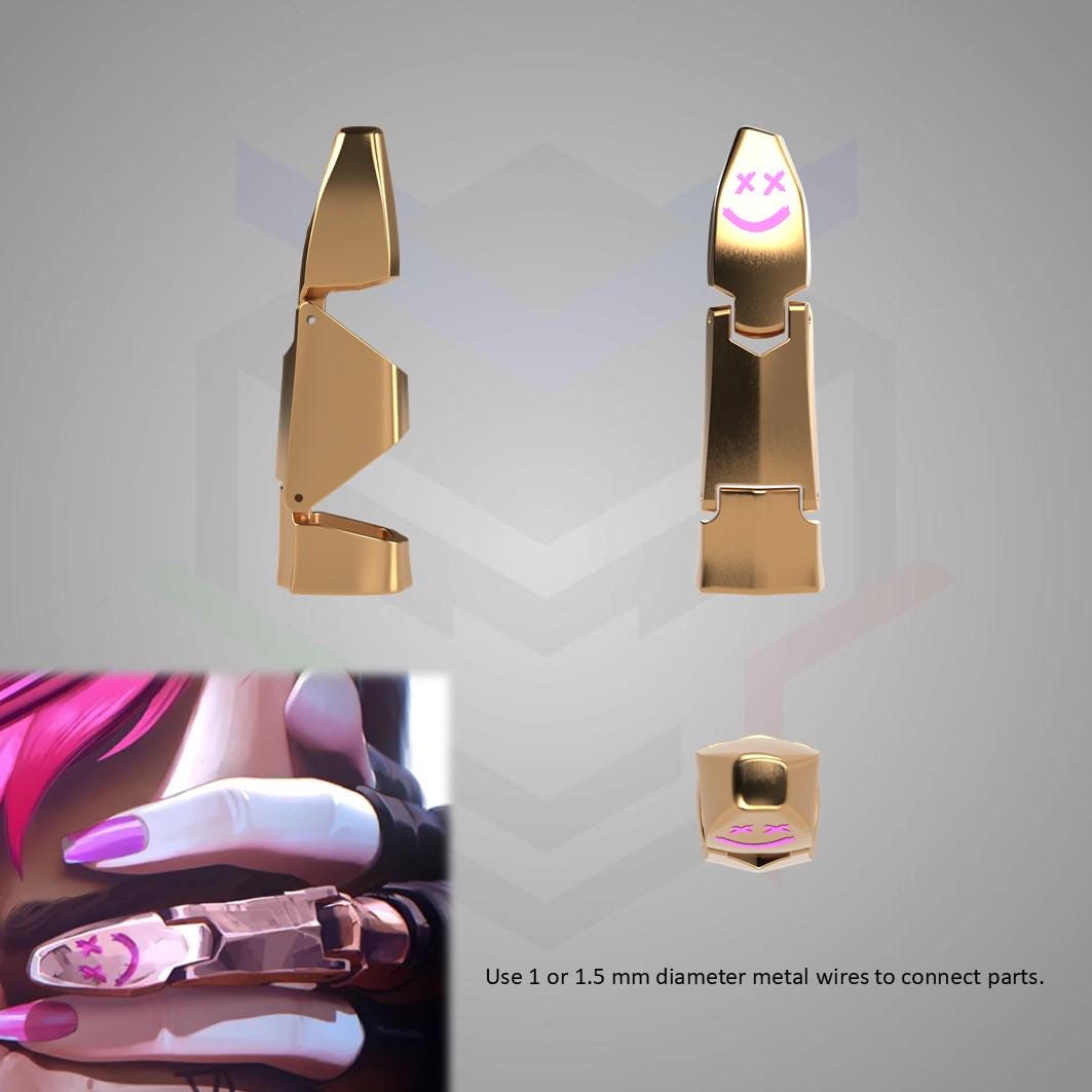 Jinx's Mechanical Finger [STL Files] - Arcane - Etsy