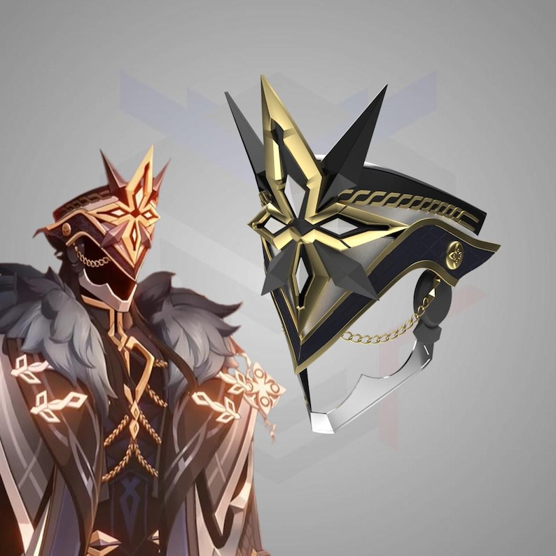 Il Capitano's Helmet [STL Files] - Genshin Impact - Etsy